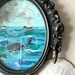 Original Watercolor Seascape Painting, Framed in an Black Metal ...