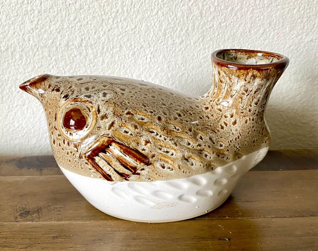 Vintage Ceramic Pufferfish Blowfish or Fugu Saki Pot - Etsy