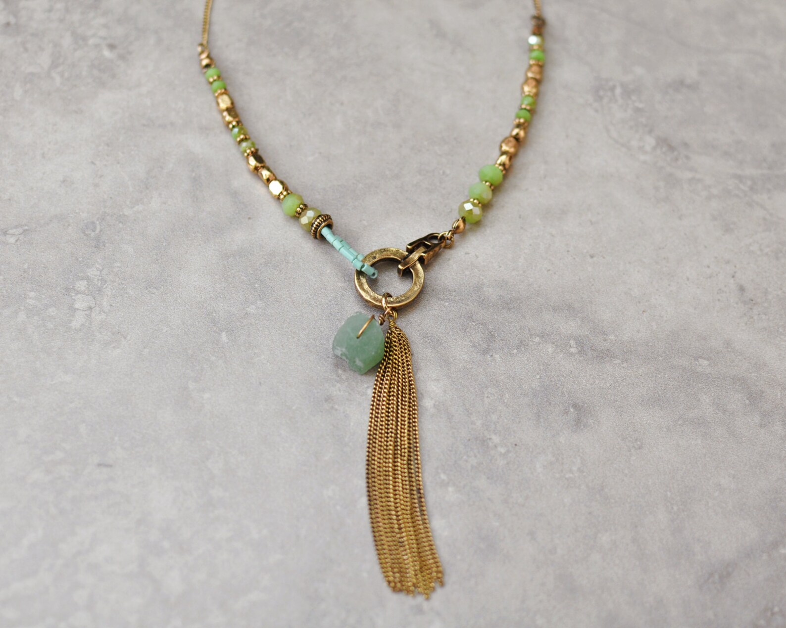 Boho Necklace Bohemian Necklace Long Necklace Pendant - Etsy