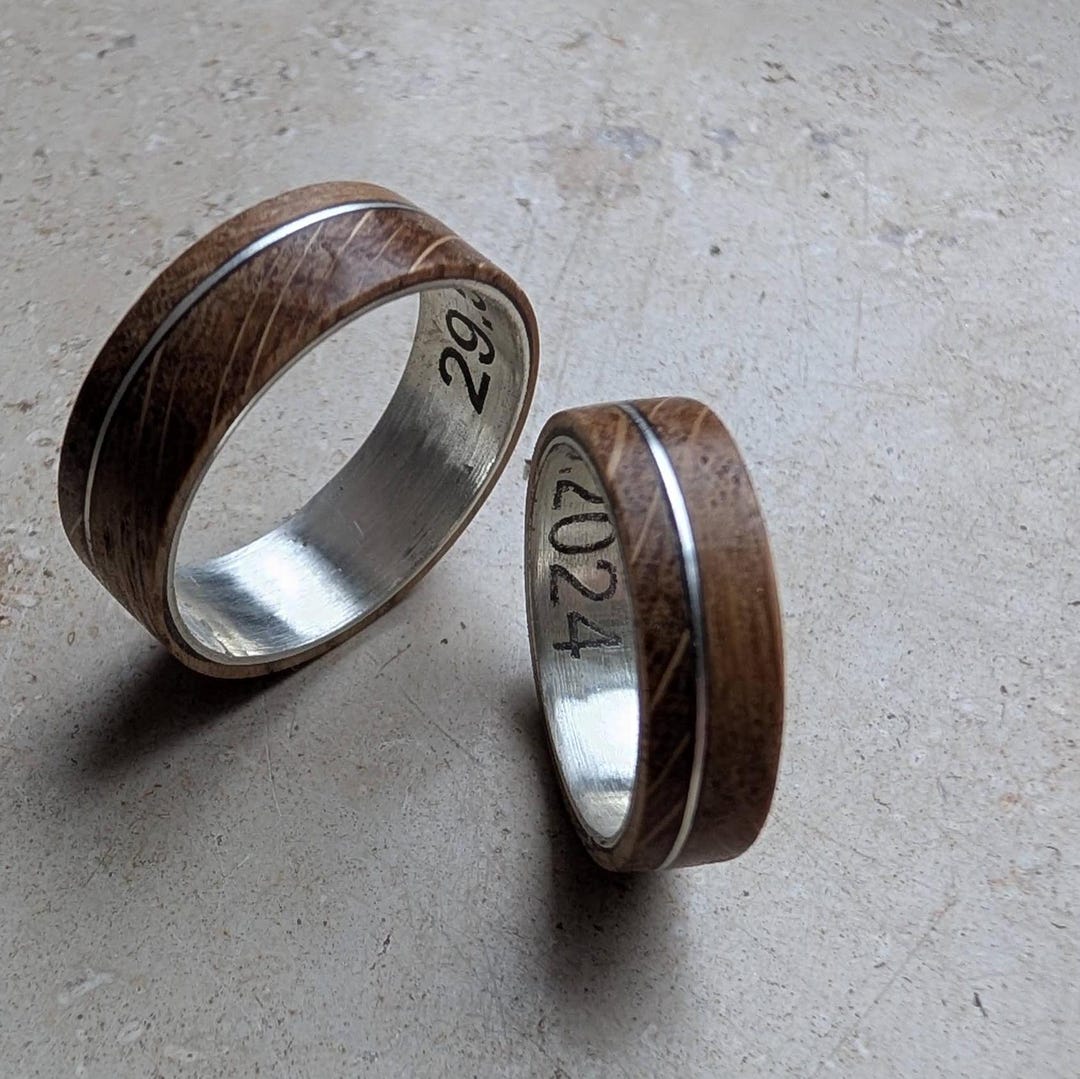 Unique Partner Rings silver Sided Pathes Silver Oak Unique Pieces ...