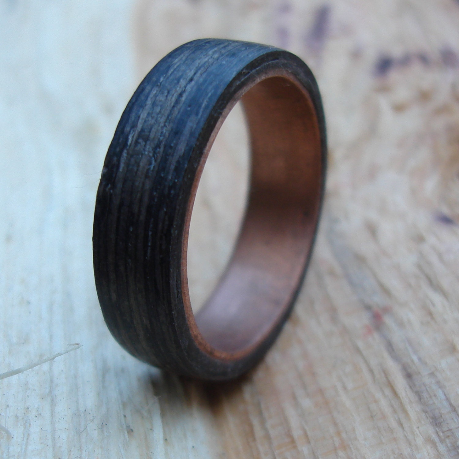 Bentwood Ring Copper Dark Oak - Etsy