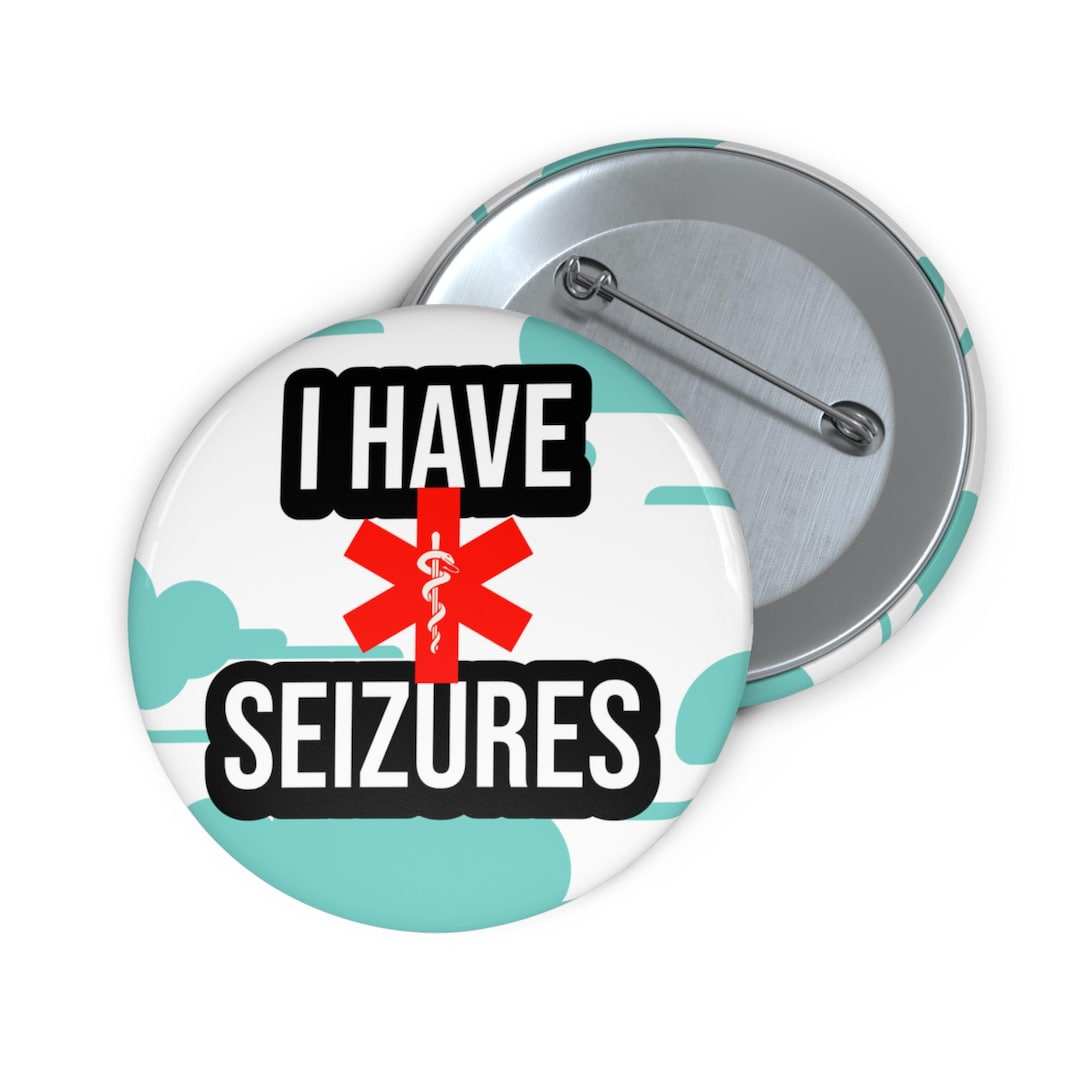Seizures Epileptic Hidden Disability Aid Independence Pin Button ...