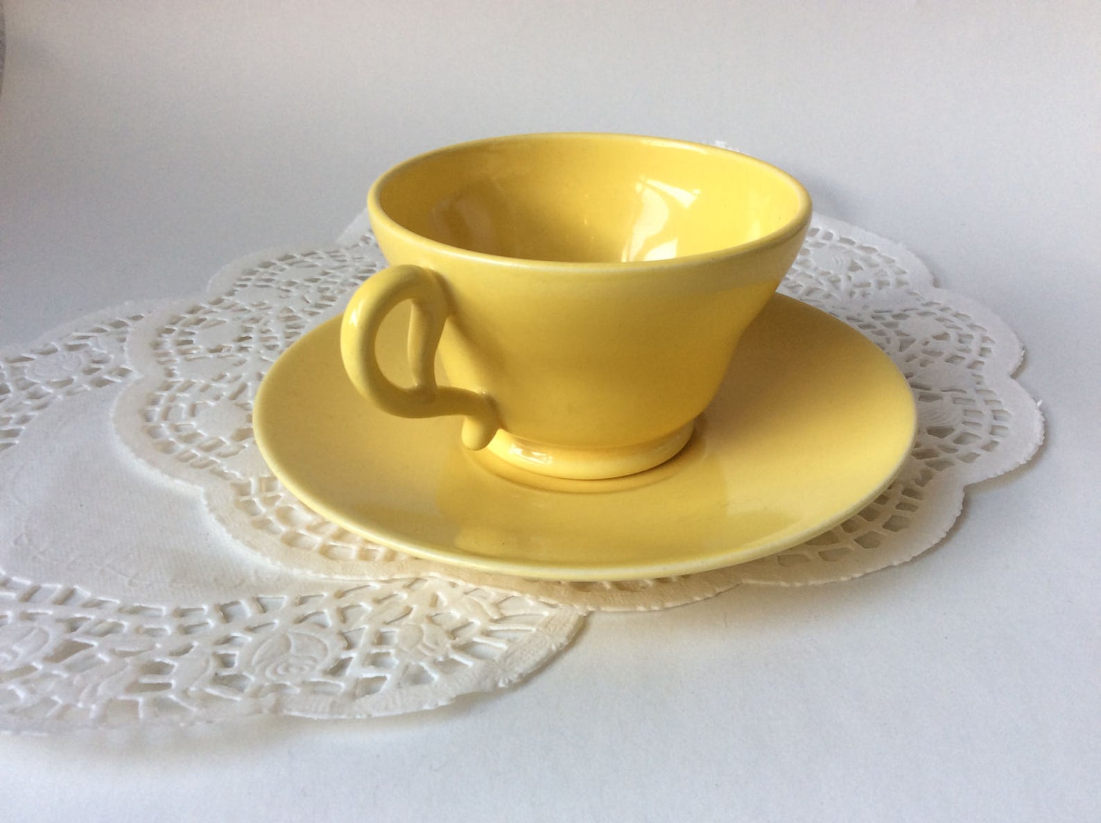 SALE*** Yellow Mid Century Tea Set - Etsy