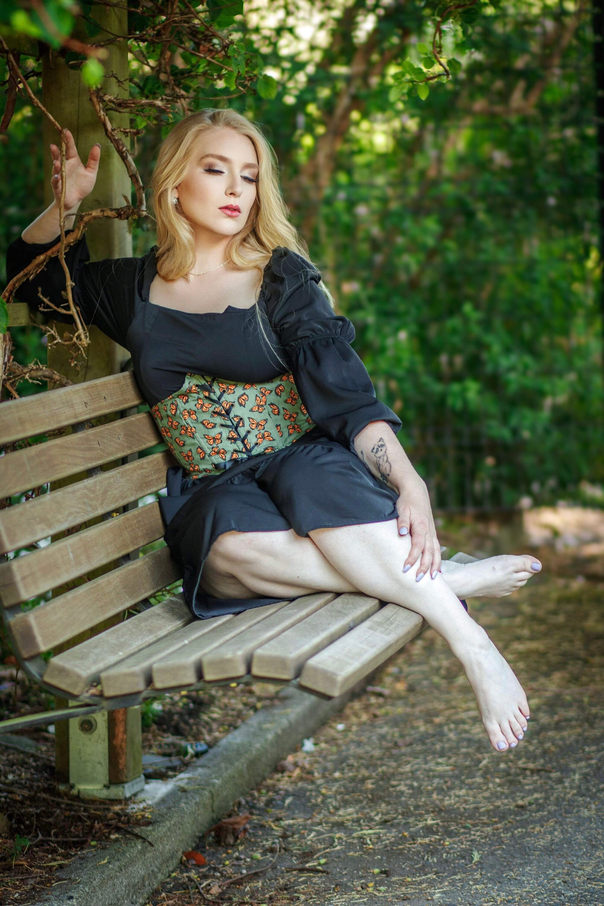 Monarch Garden Corset Belt | Belt Corset | Butterfly Corset | Cottage ...