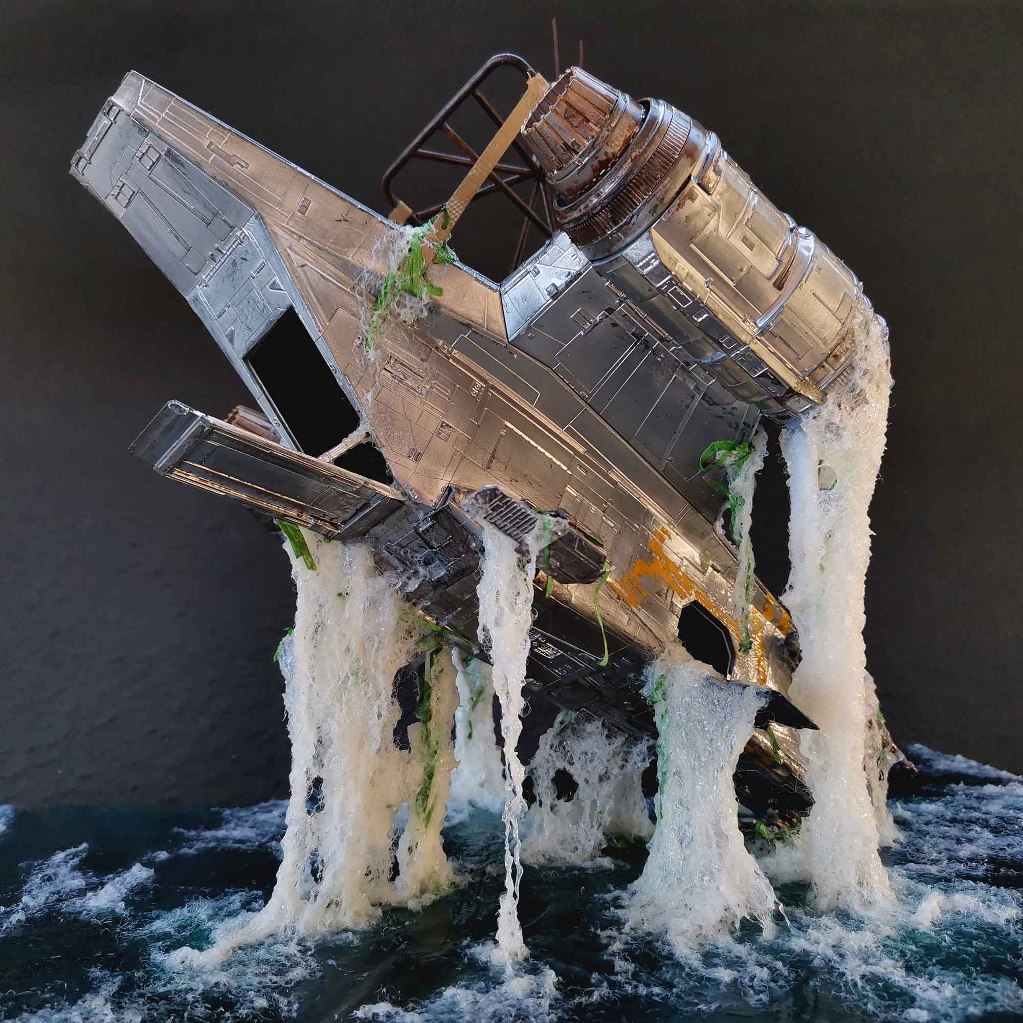 Diorama Razor Crest Mandalorian. Star Wars. - Etsy Israel