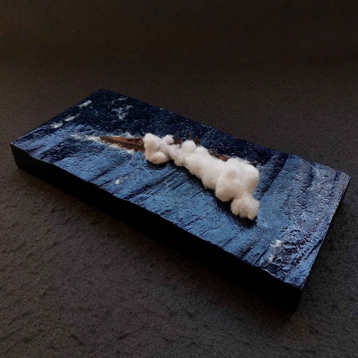 Diorama Sinking Japanese Cruiser Mikuma. - Etsy