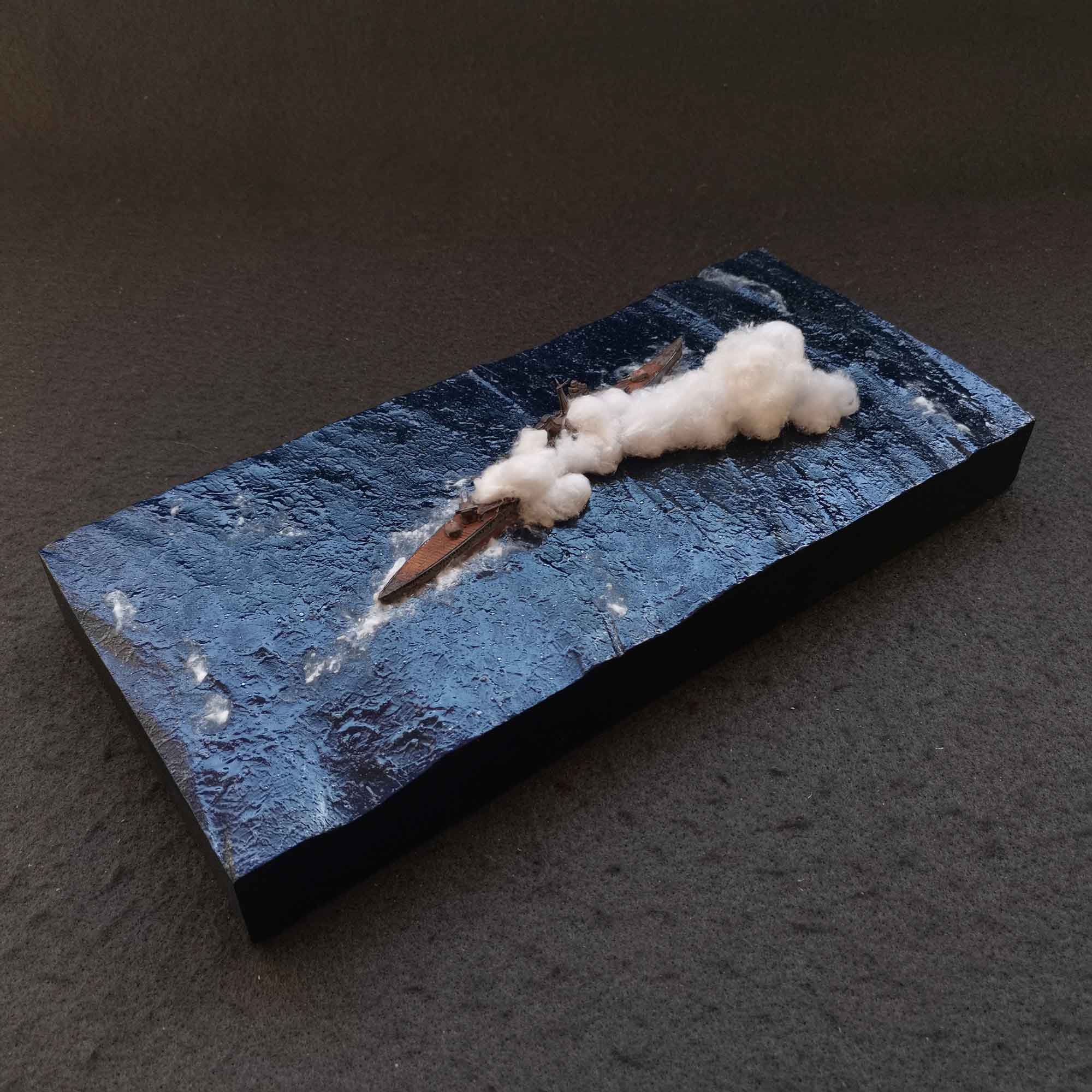 Diorama Sinking Japanese Cruiser Mikuma. - Etsy