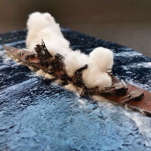Diorama Sinking Japanese Cruiser Mikuma. - Etsy