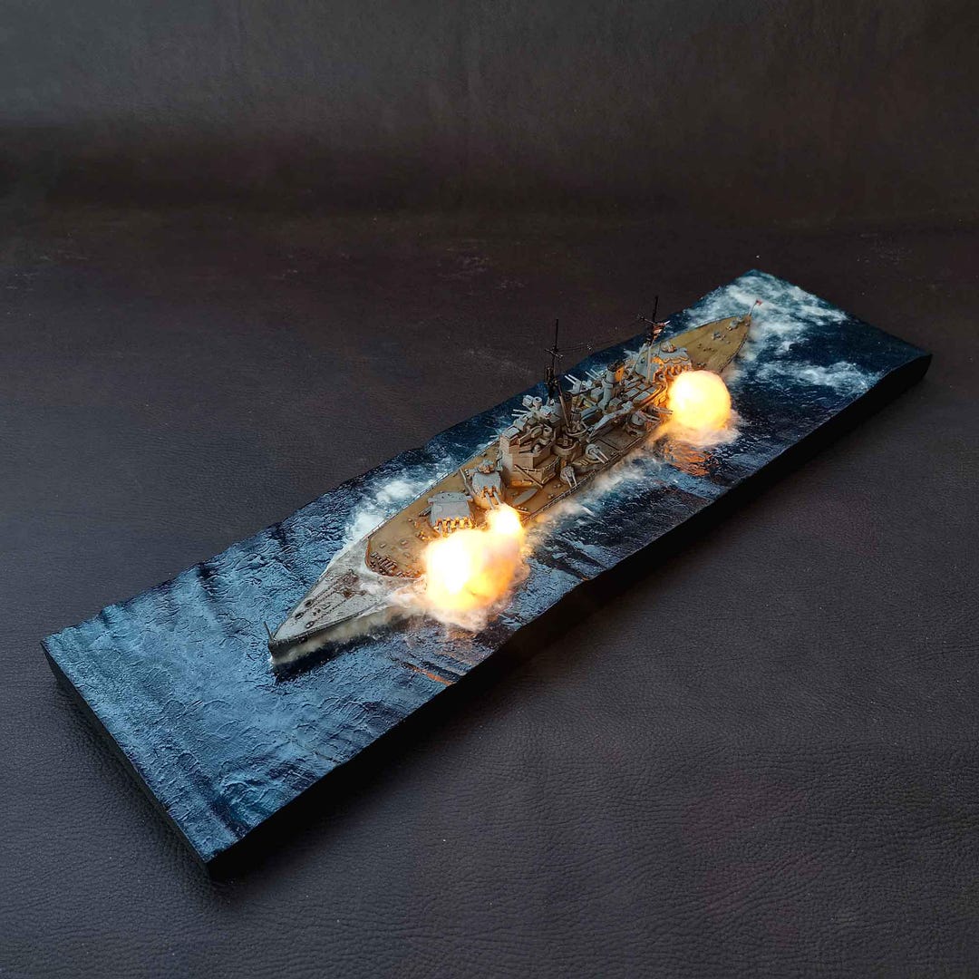 Hms Duke of York Battleship Diorama. - Etsy