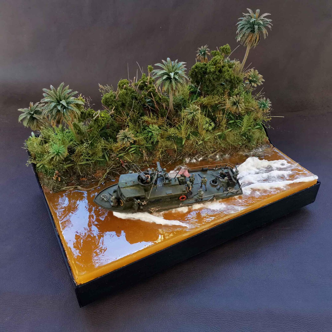 Vietnam MK1 Swift Speedboat Diorama. 1/72 Scale. - Etsy