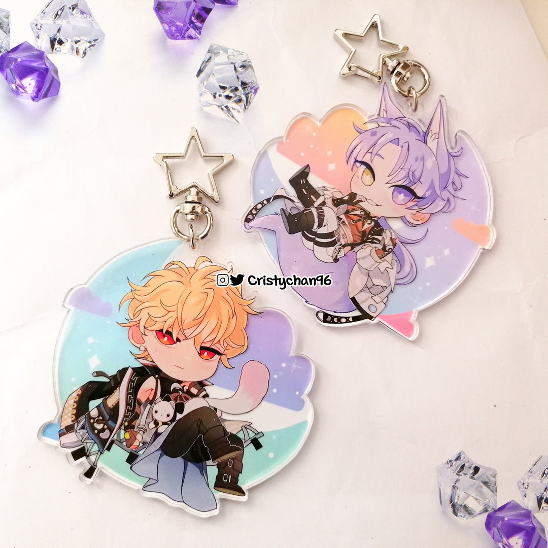 Nu:carnival Astral Duo Keychain Chibi Keychain Fan Merch - Etsy
