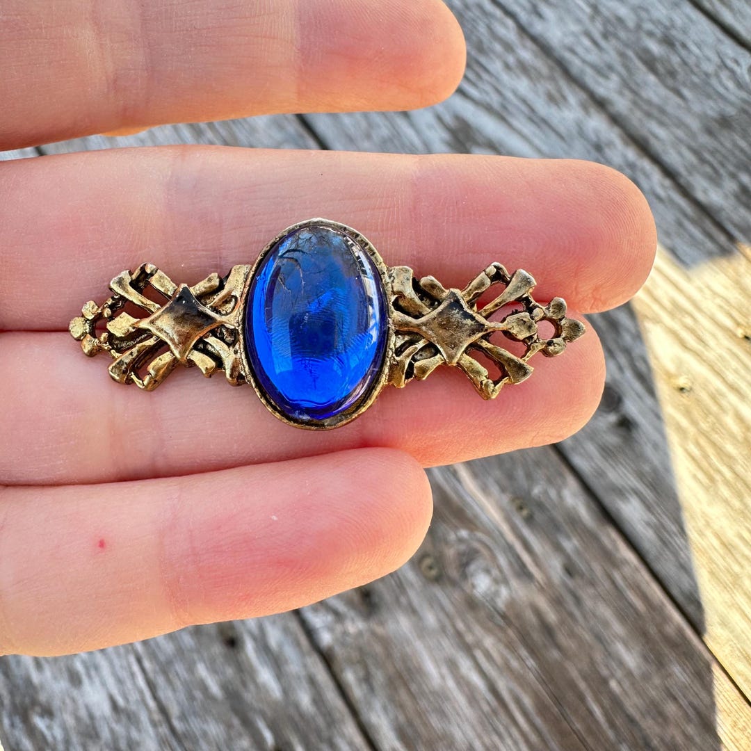 Vintage Jewelry Blue Stone Victorian Brooch Pin - Etsy