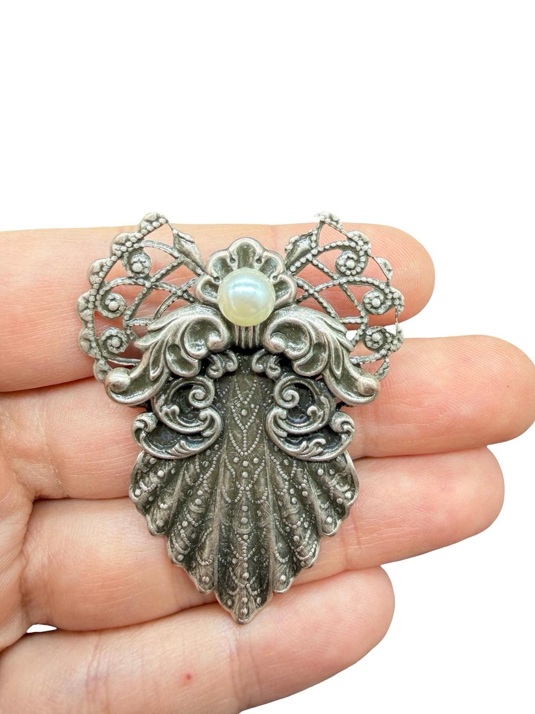 Vintage Jane Davis Angel Brooch AOL Angel Pin - Etsy