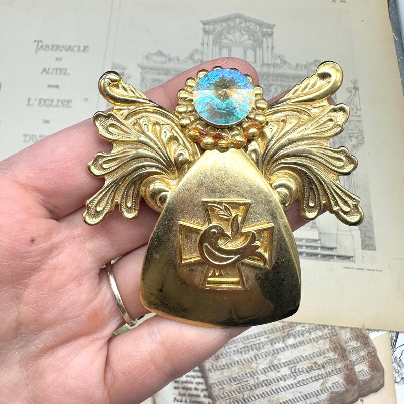 Jane Angel Brooch - Etsy