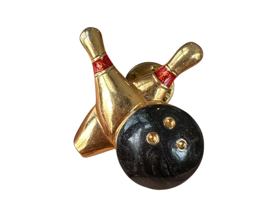 Vintage Avon Bowling Pin Bowling Ball Brooch Lapel Pin - Etsy