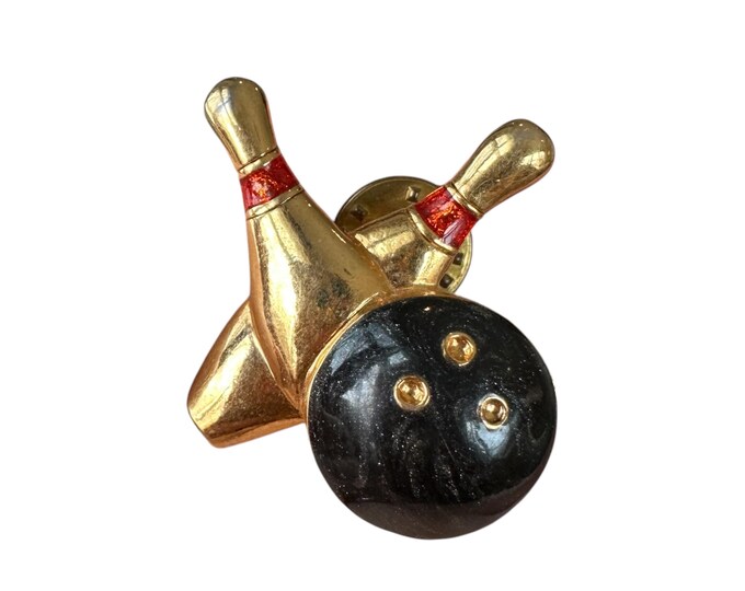 Vintage Avon Bowling Pin Bowling Ball Brooch Lapel Pin - Etsy