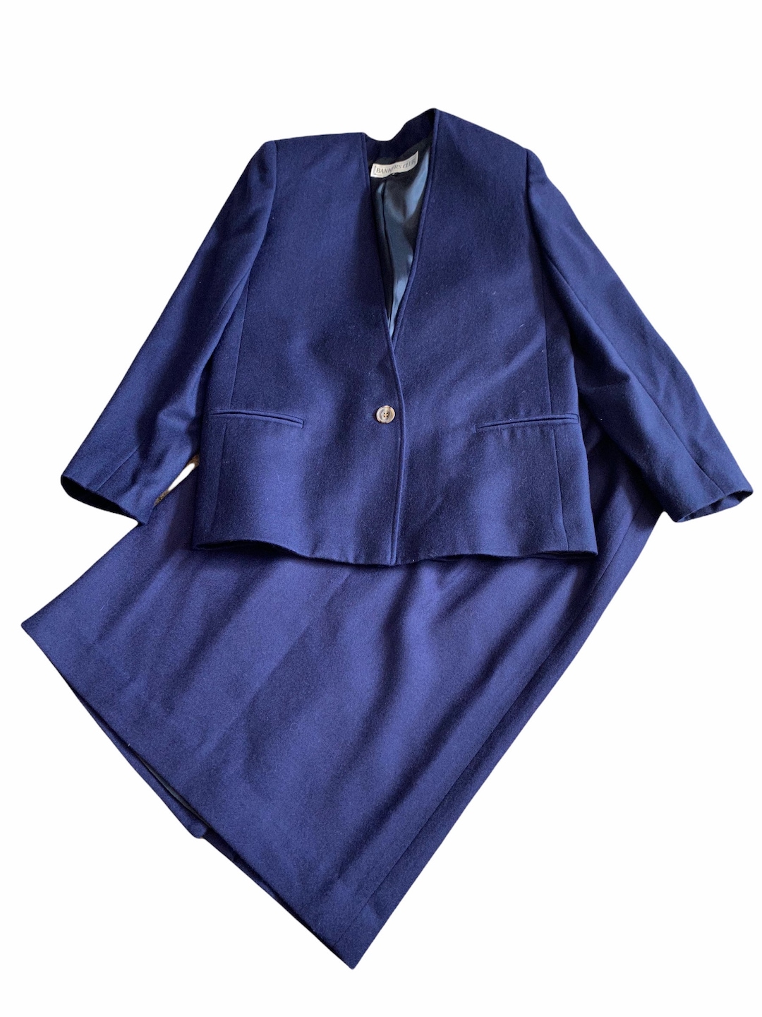 Bankers Club Boxy Suit 90s - Etsy