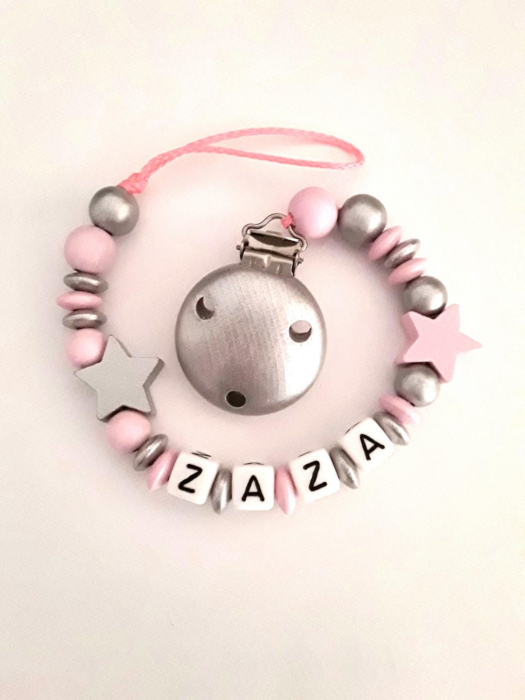 Personalized Pacifier Attachment to Your Child's First Name - Etsy UK
