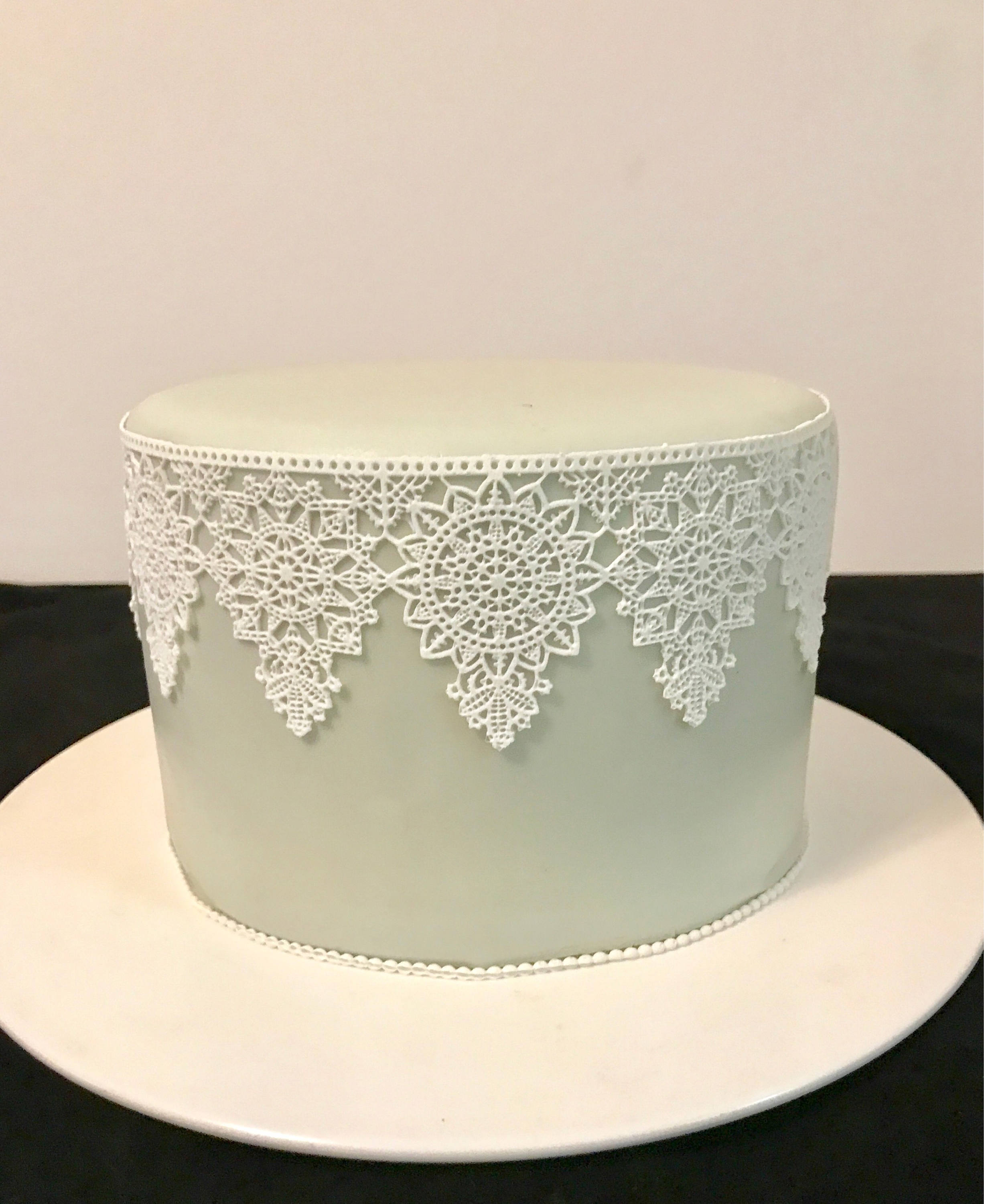 2x Cake Border Sugar Lace Cake Lace Edible Sugar Lace Sugar | Etsy