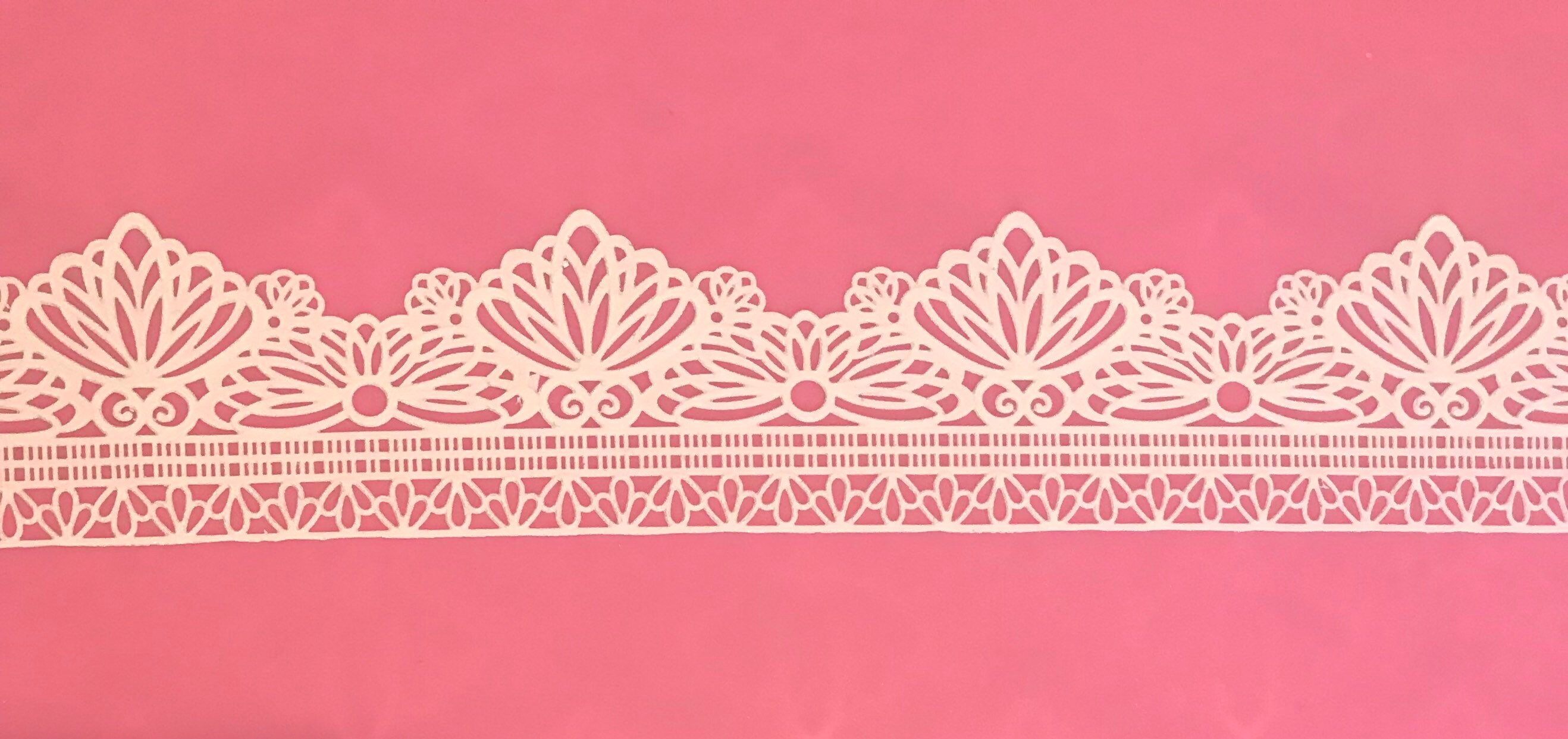 2x Edible Lace Cake Border Sugar Lace Cake Lace Edible - Etsy