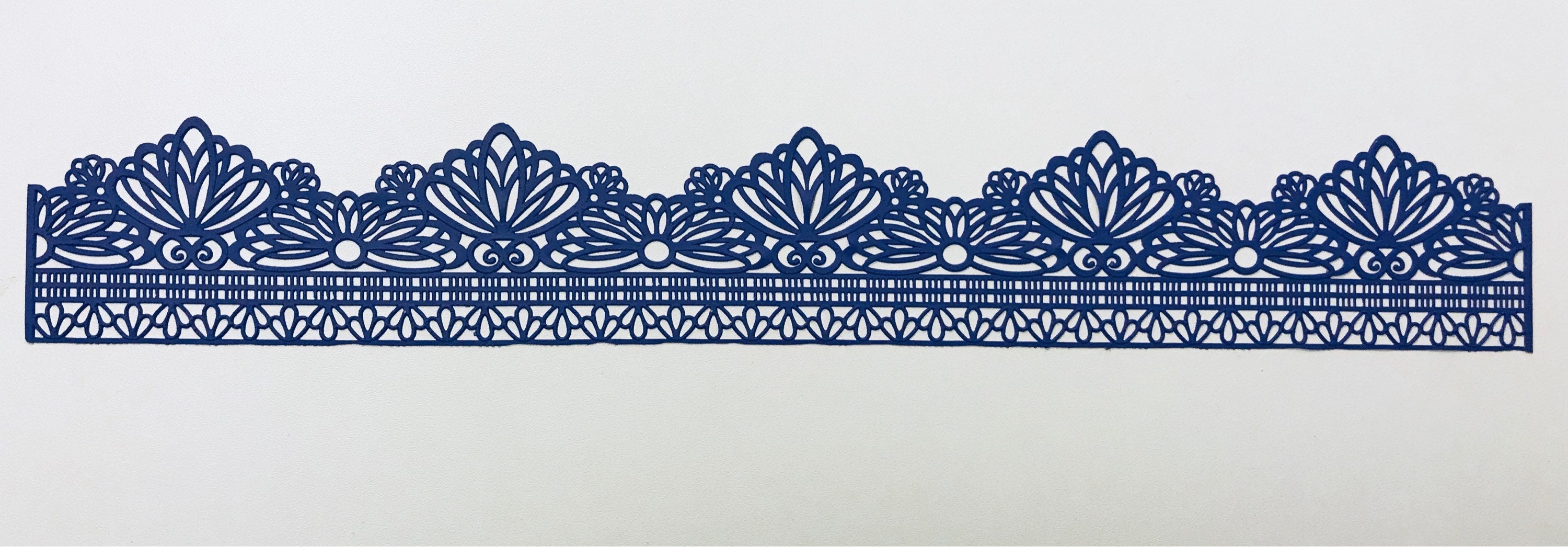 2x Edible Lace Cake Border Sugar Lace Cake Lace Edible | Etsy