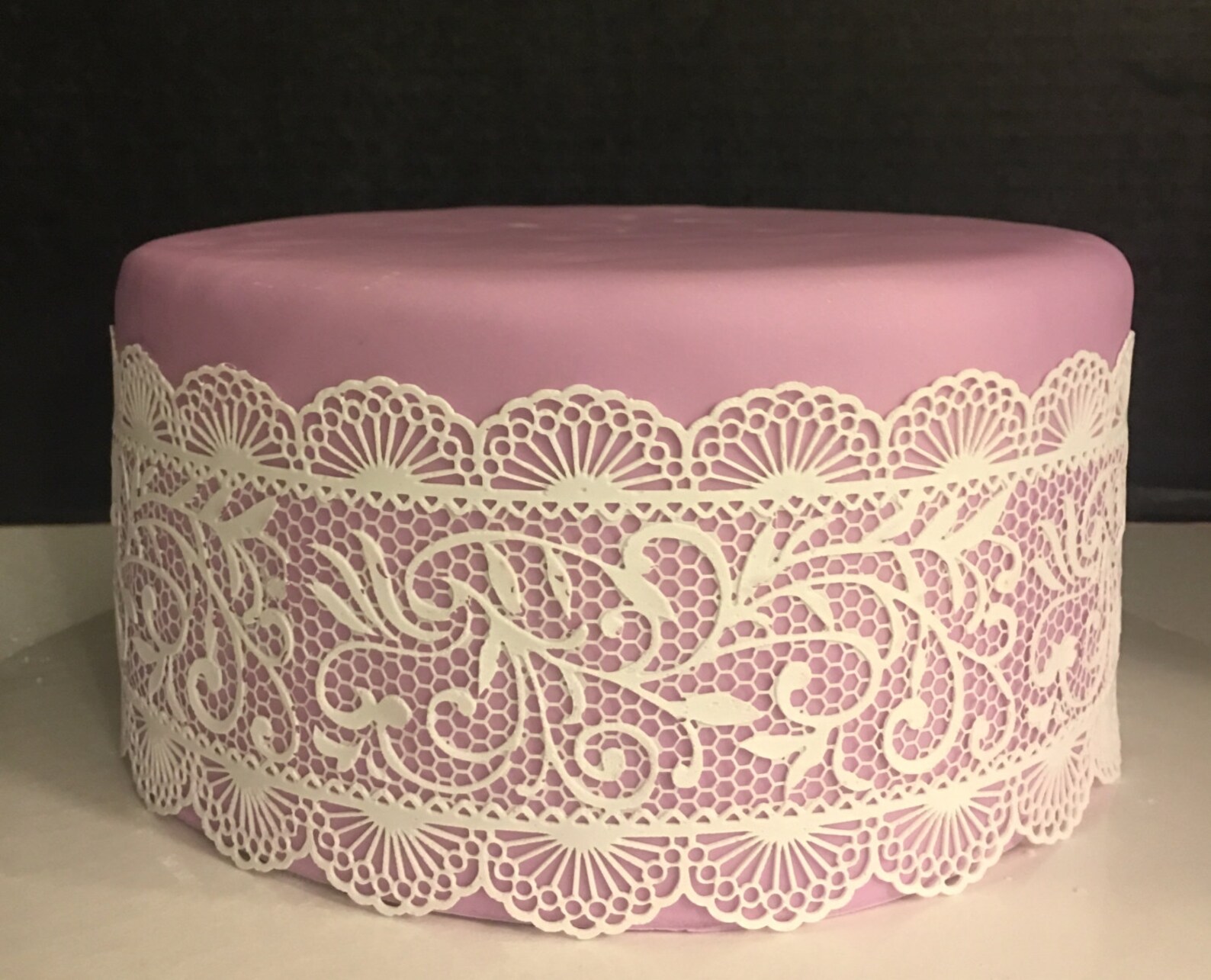 2 X Edible Lace Sugar Lace Cake Lace | Etsy