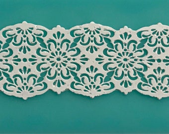 2x Cake Border Sugar Lace Cake Lace Edible Sugar Lace Sugar | Etsy