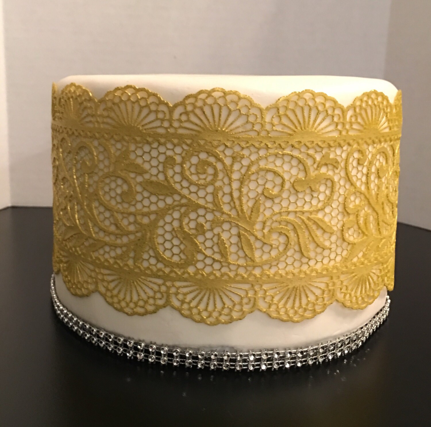 2 X Edible Lace Sugar Lace Cake Lace - Etsy