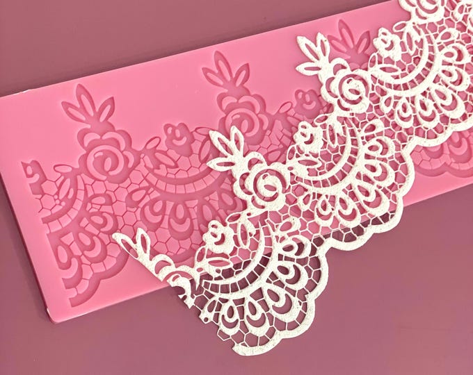 Silicone Lace Mold, Floral Silicone Lace Mat - Etsy
