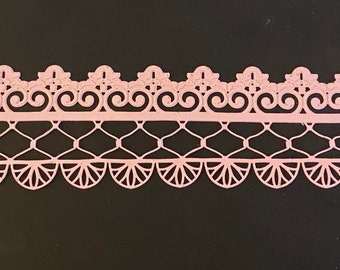 2 Edible Lace Sugar Lace Cake Lace Cake Border - Etsy