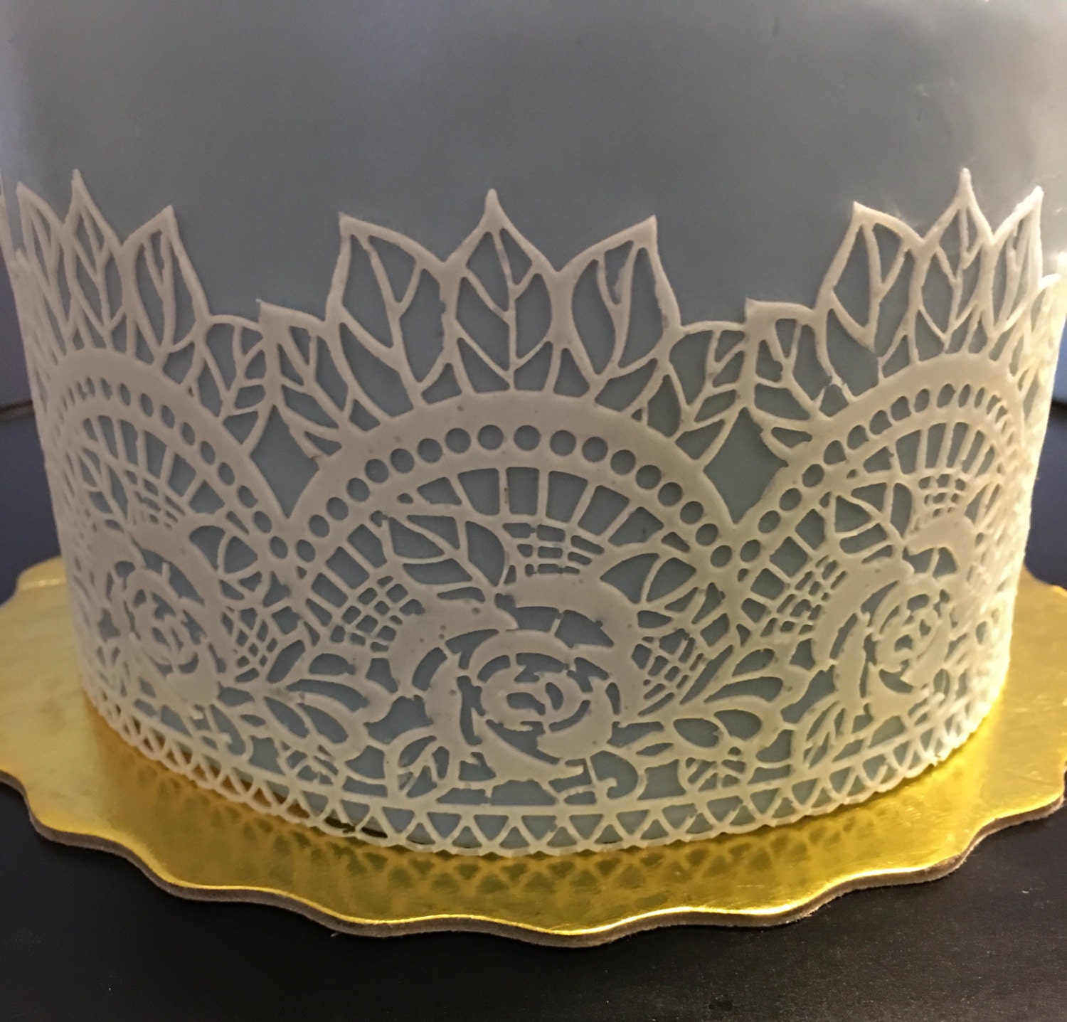 2x Edible Lace Sugar Lace Cake Lace | Etsy