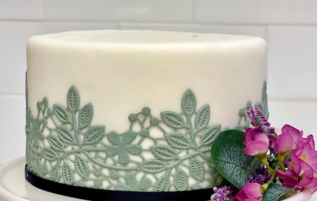 2x Edible Lace, Cake Lace, Edible Sugar Lace - Etsy