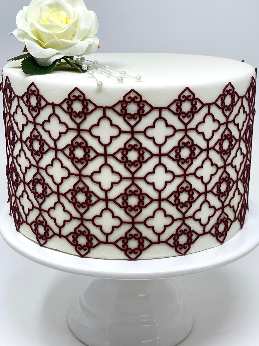 2 X Edible Sugar Lace, Cake Lace, Sugar Lace - Etsy