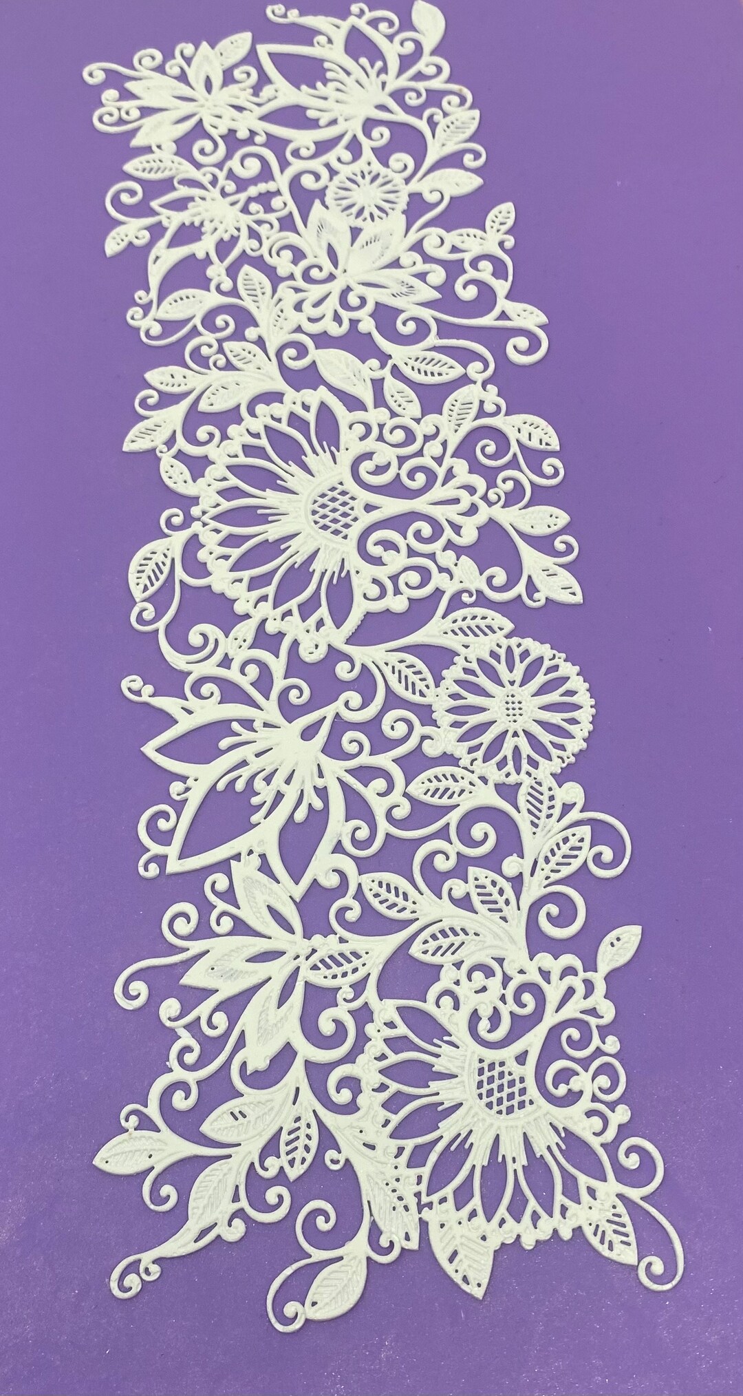 2x Edible Sugar Lace Edible Lace Cake Lace Sugar Lace - Etsy