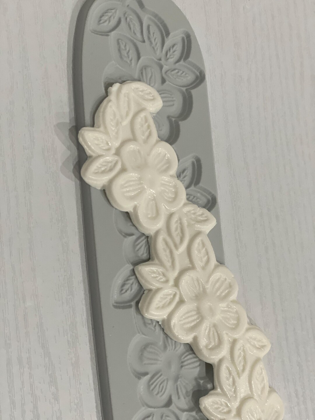 Fondant Silicone Mold, Lace Applique Fondant Silicone Mold, Floral ...