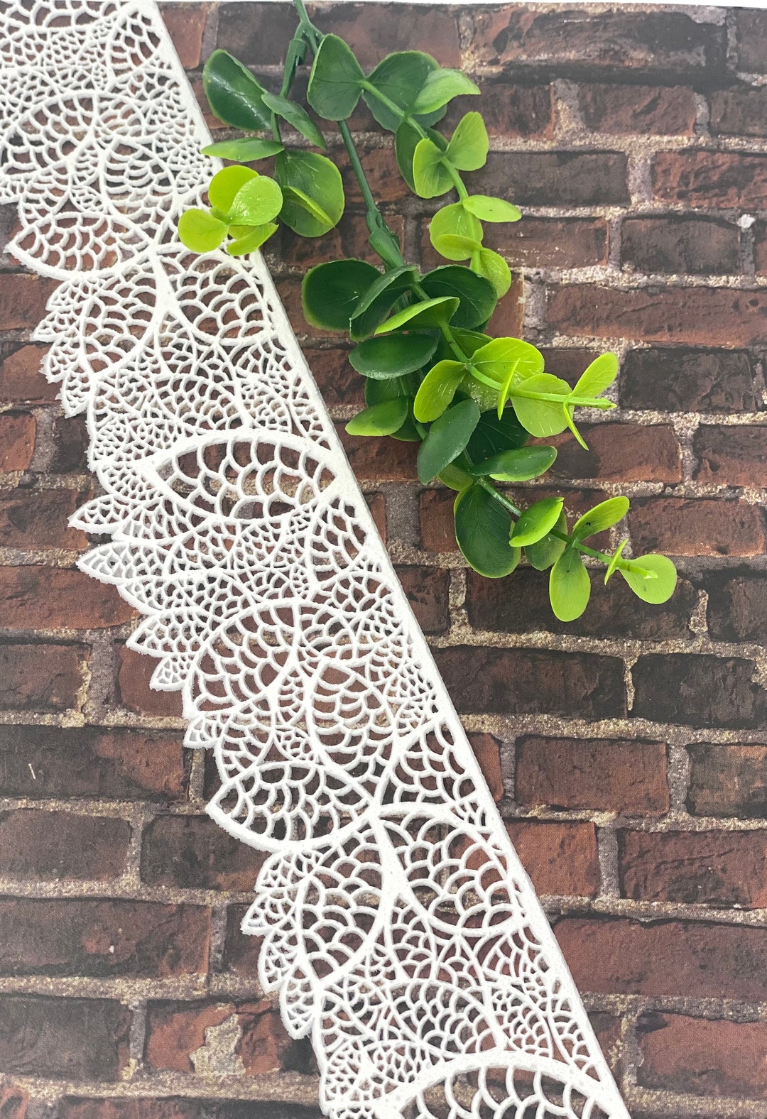 2x Leaf Sugar Lace, Edible Lace - Sugar Lace - Cake Lace - Etsy