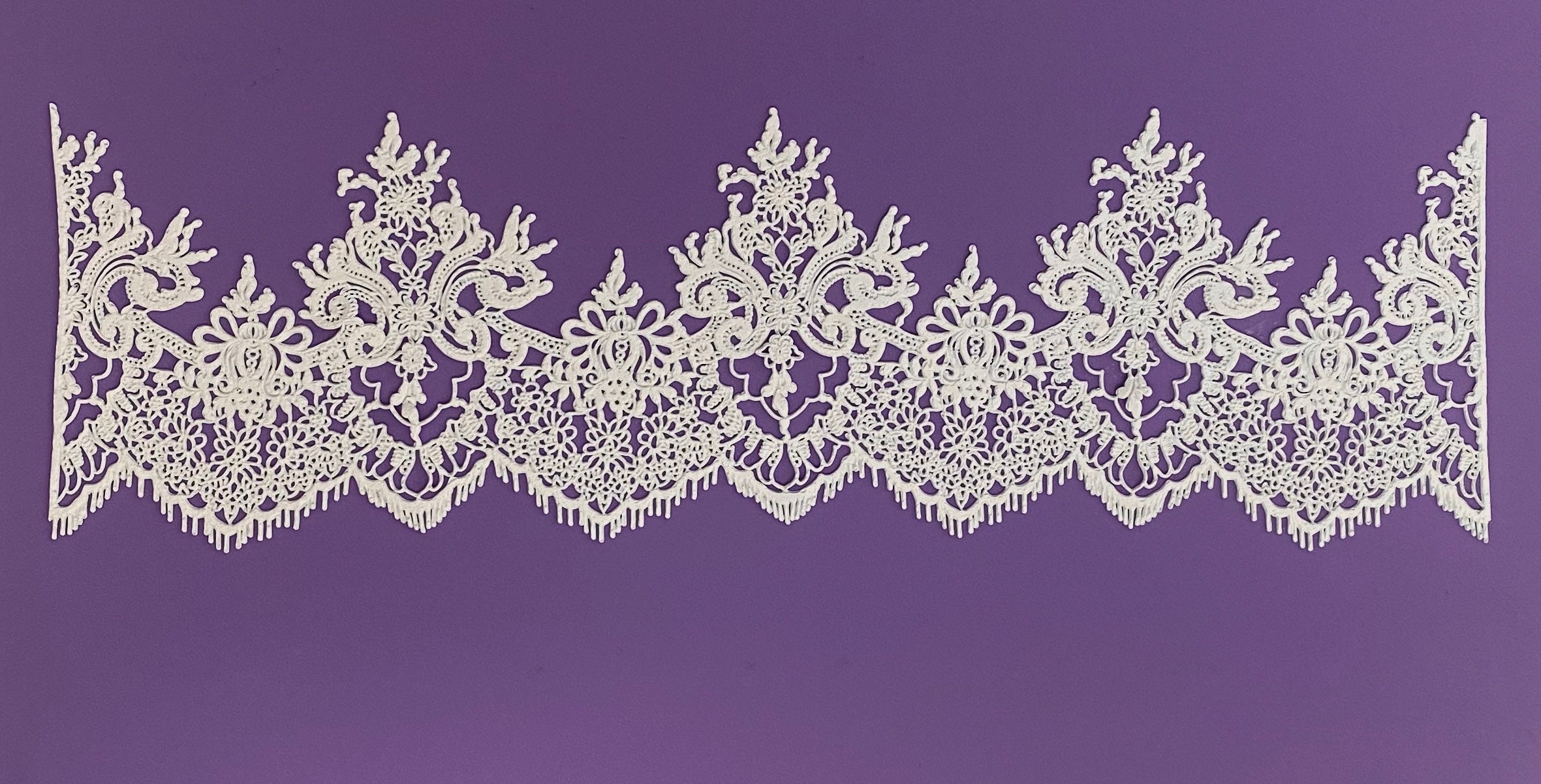 2x Cake Lace Edible Lace Sugar Lace - Etsy