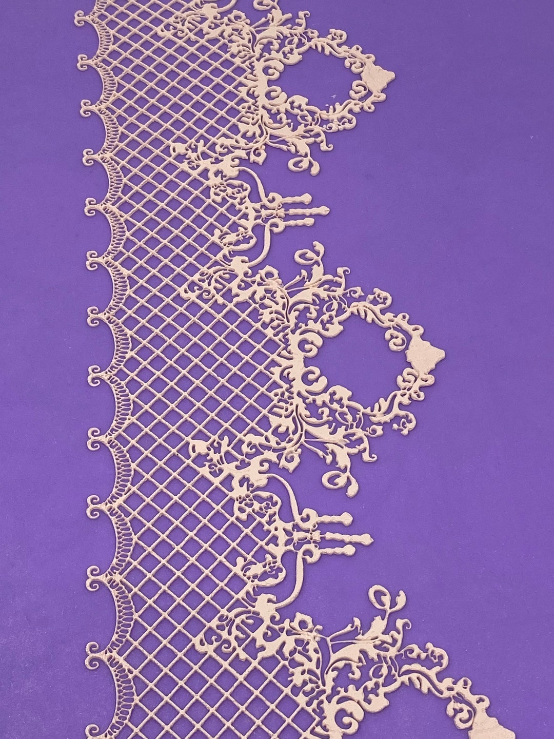 2x Edible Lace Sugar Lace Cake Lace - Etsy