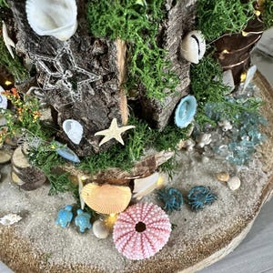 Mermaid House Huge, Seashells, Fairy House With Seashell Accents, Beach ...