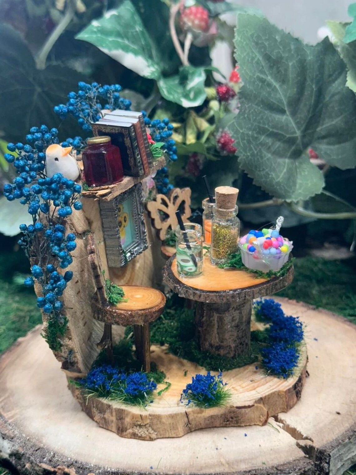 Miniature Fairy Dining Room, Whimsical Fairy Garden Theme, Fairy Dining ...