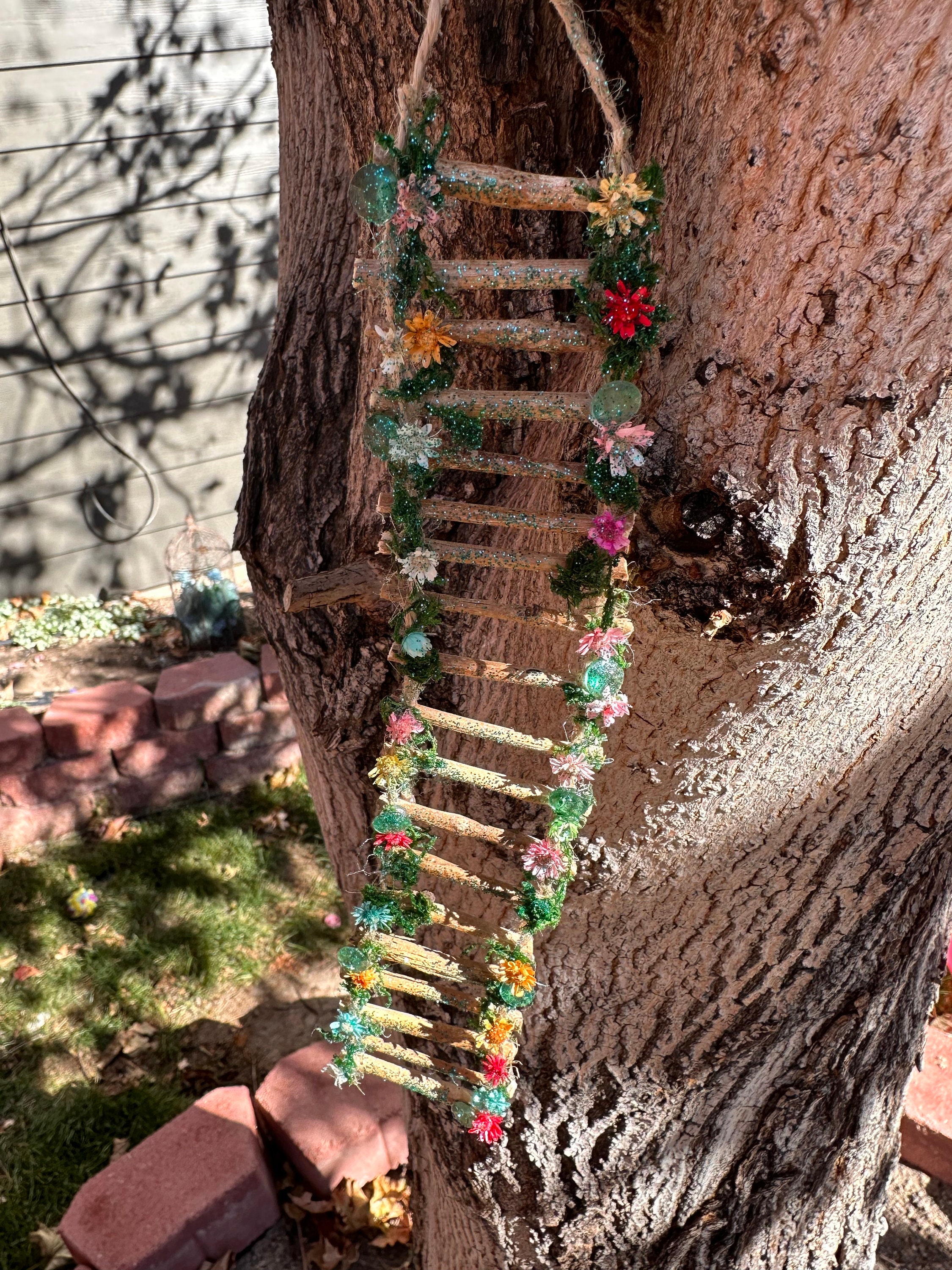 Fairy House Ladder, Fairy House Stairs, Fairy Garden Stairs Fairy ...