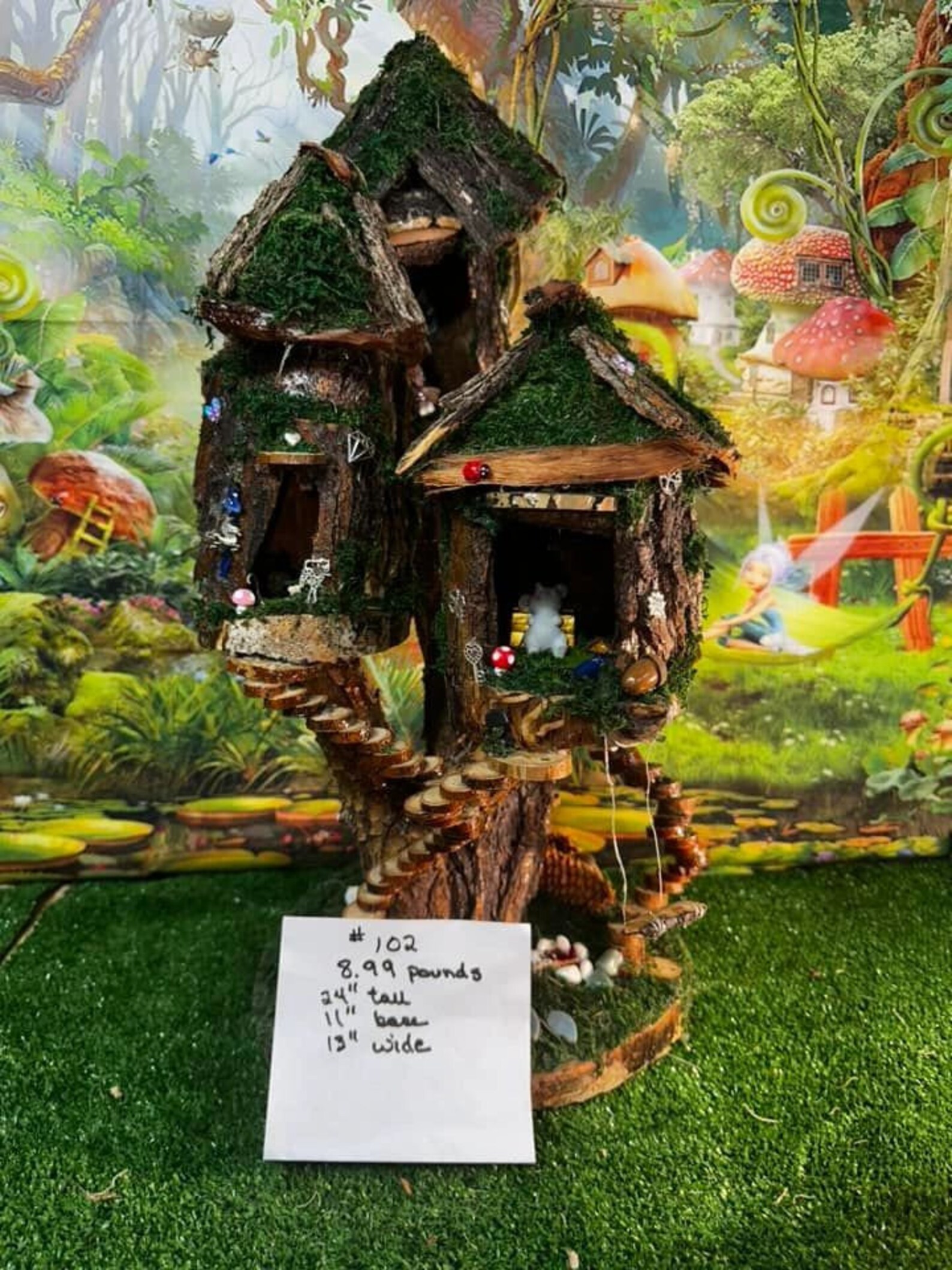 Large Fairy House Fairy House Fairy Garden House, Handmade Fairy House ...