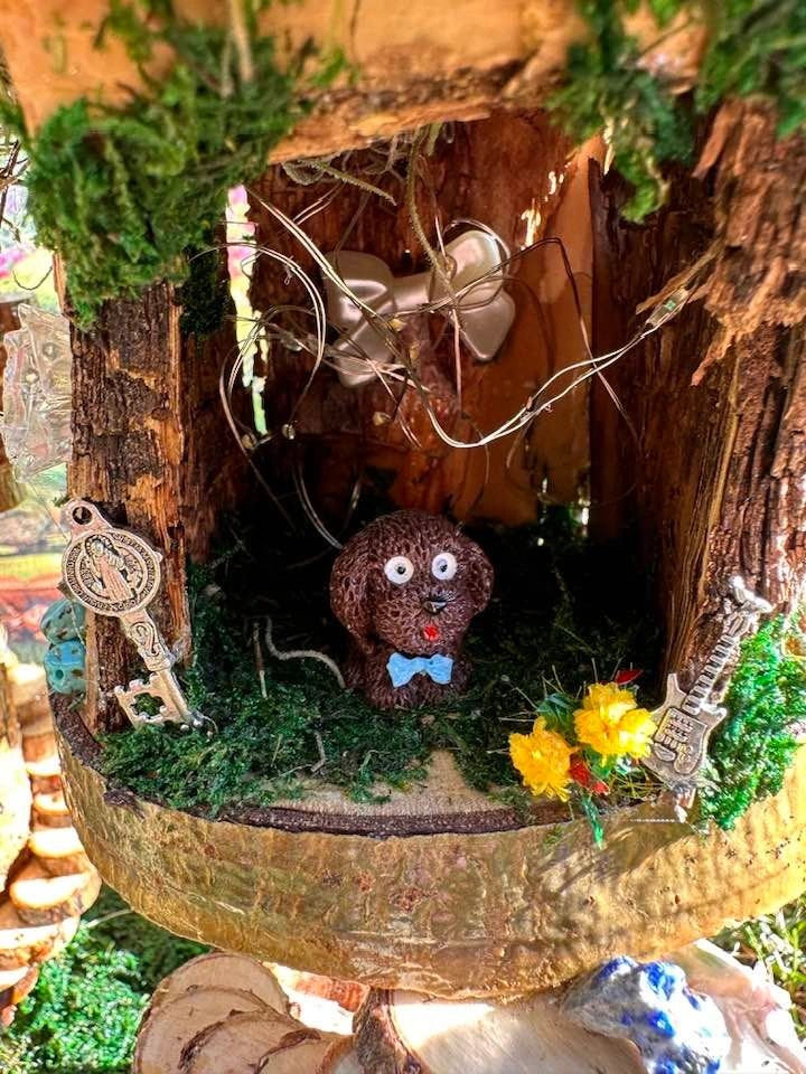 Huge Fairy House Fully Decorated With Lights and Furniture. Unicorn ...