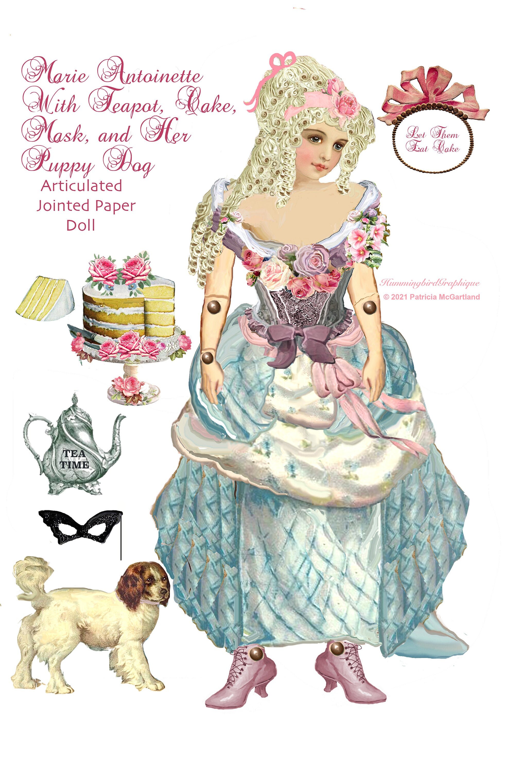 Home & Hobby Woodworking & Carpentry MARIE ANTOINETTE PUPPY Articulated ...