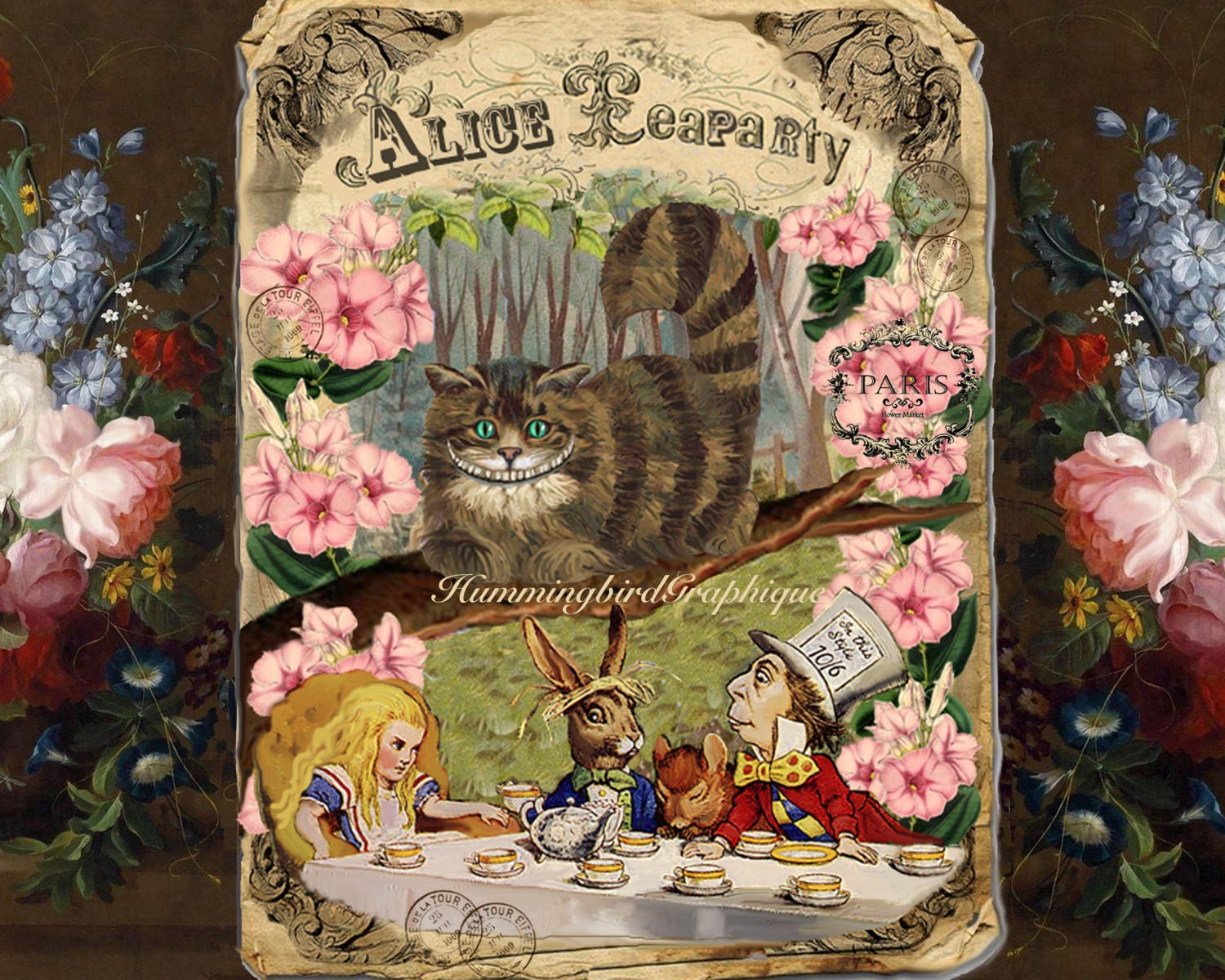 Alice In Wonderland Tea Party Vintage