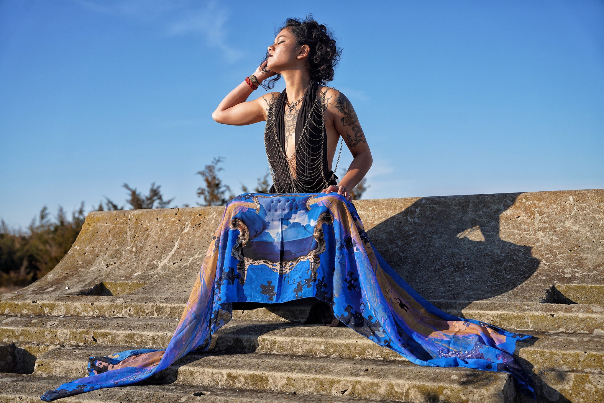 Isis Scarf The Goddess Isis Repairs the World - Etsy France