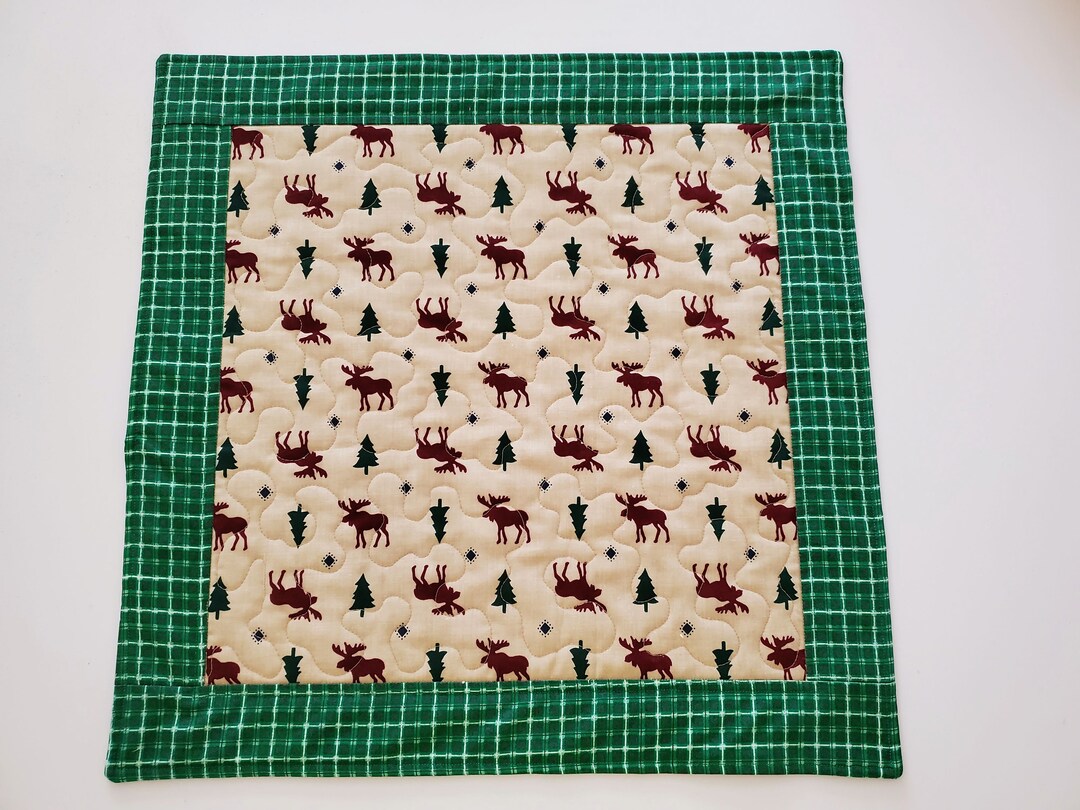 Fall Table Runner Moose Decor Americana Decor Cabin Decor - Etsy