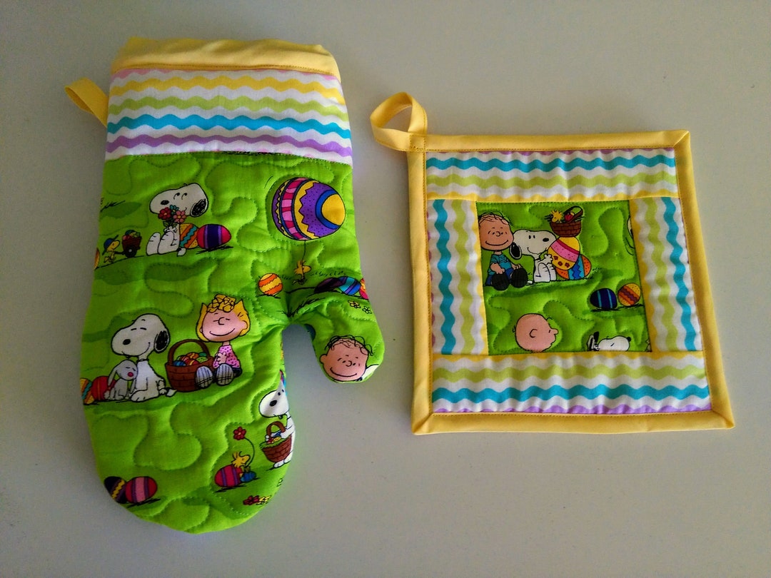 Snoopy Gift Snoopy Oven Glove Peanuts Gang Snoopy Pot - Etsy
