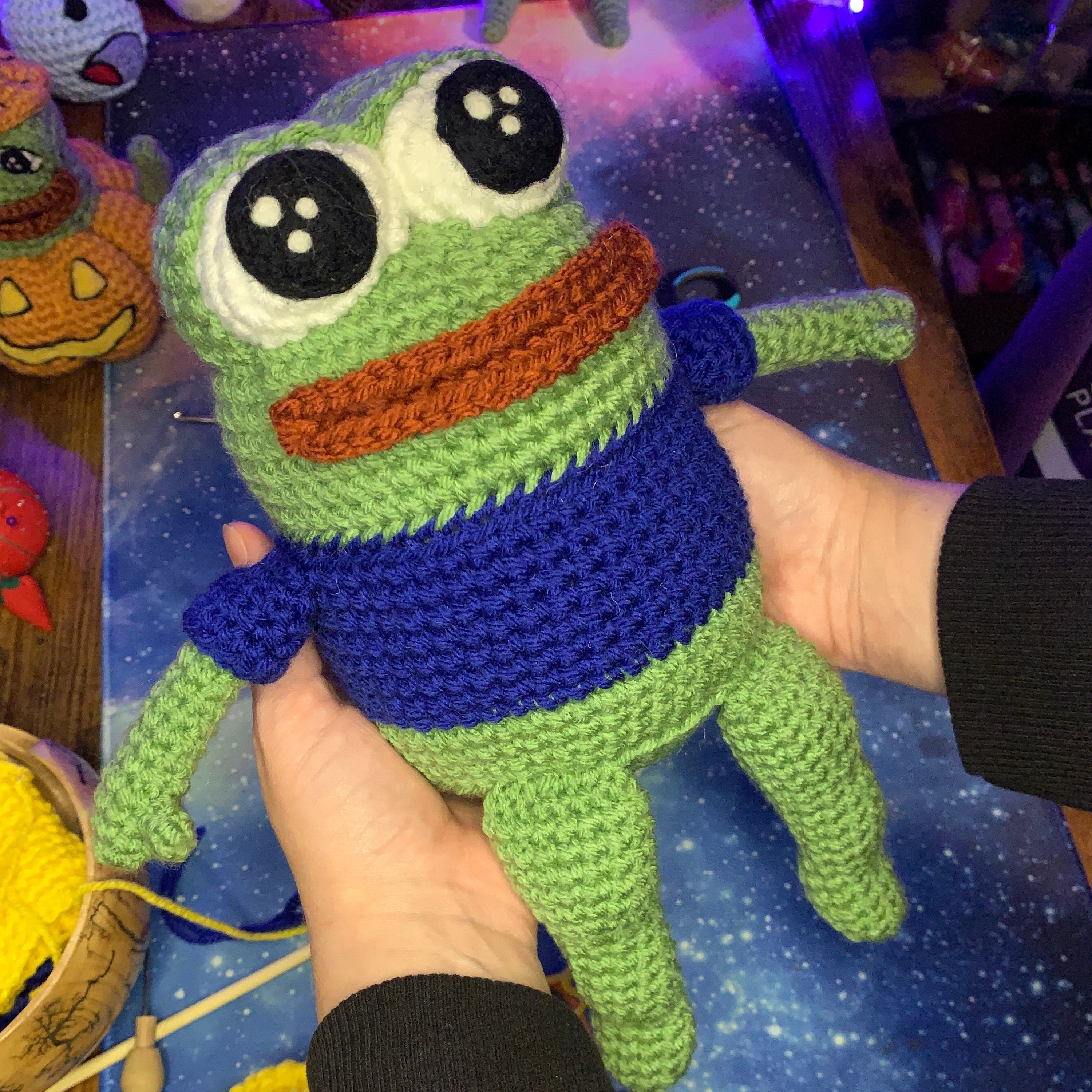 CROCHET PATTERN for peepoBlanket plushie Toys & Games Toys Stuffed ...