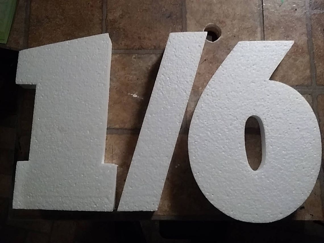 Foam Letters and Numbers | Etsy